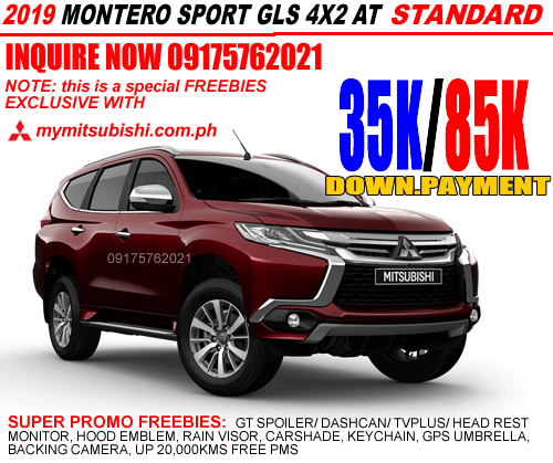 Montero Sport Standard Colors